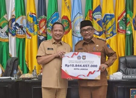 Kota Langsa Raih Penghargaan Insentif Fiskal Tahun 2023 | Analisa Aceh